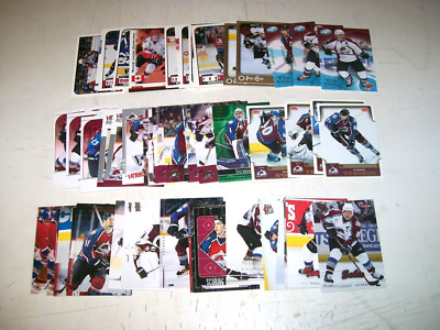 Colorado Avalanche 60 card lot 1990's to 2010 Forsberg Sakic Roy | eBay