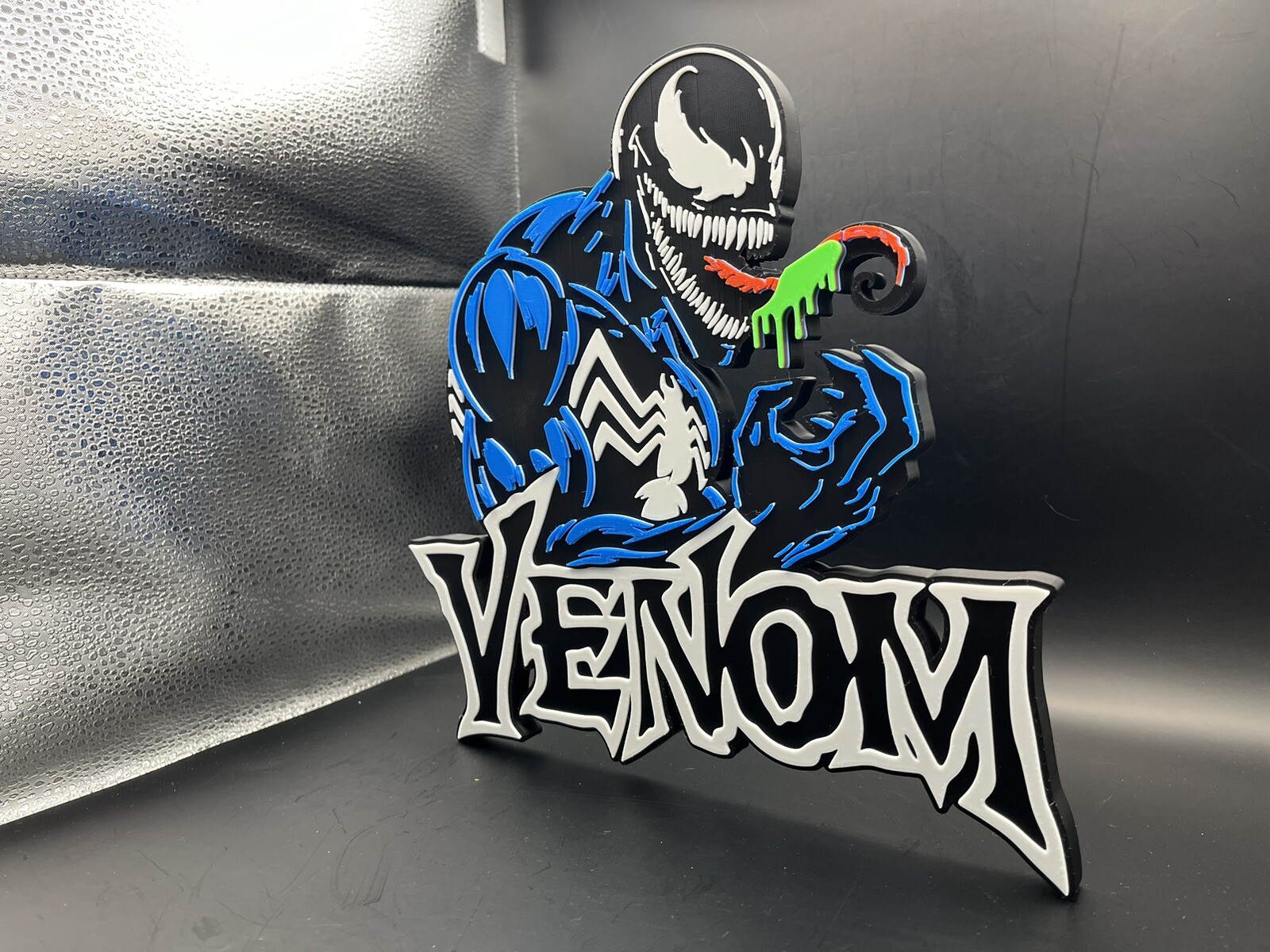 Venom Logo Sign Display | 3D Wall Desk Shelf Art | eBay