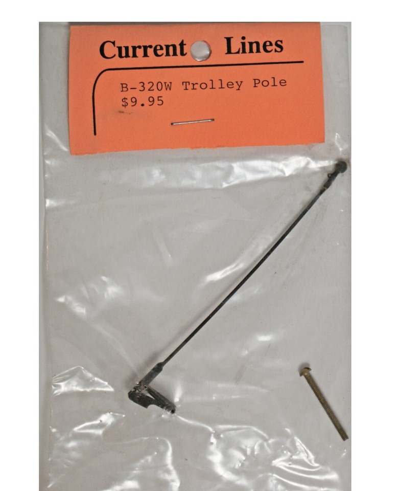 O Scale Trolley Parts, Current Lines, Part B-320W, Trolley Pole | eBay