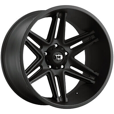 4-Vision 363 Razor 20x10 5x5.5" -25mm Satin Black Wheels Rims 20" Inch ...