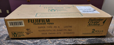 Fujifilm Fujicolor Paper 4" x 575' Crystal Archive Super Type PD N ...