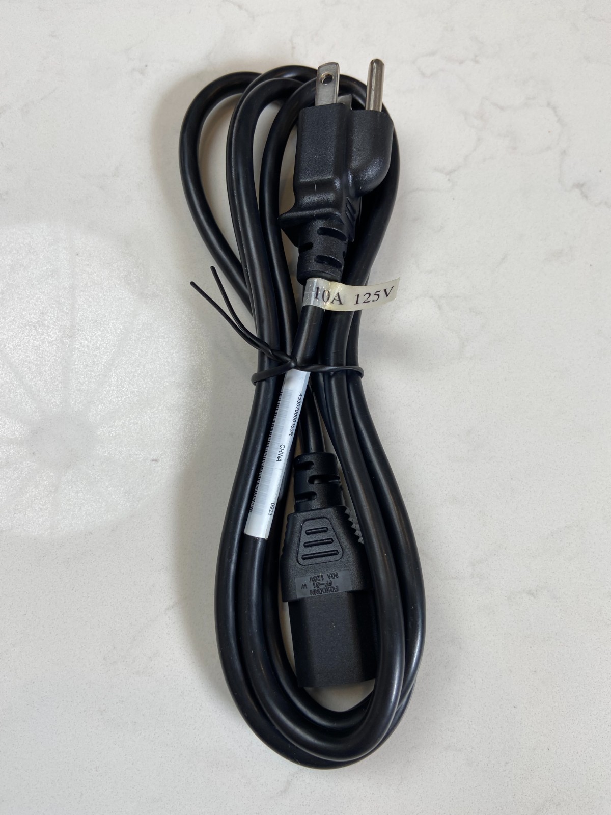 AC Power Cord Cable 3 Prong Plug Standard PC Computer Monitor Desktop ...