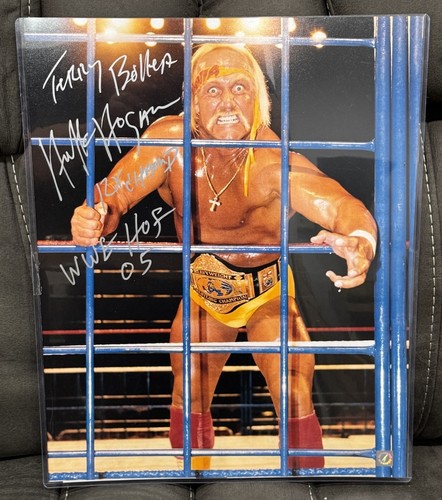 HULK HOGAN TERRY BOLLEA SIGNED AUTOGRAPH INSCRIBED 16x20!! WWF WWE RARE ...