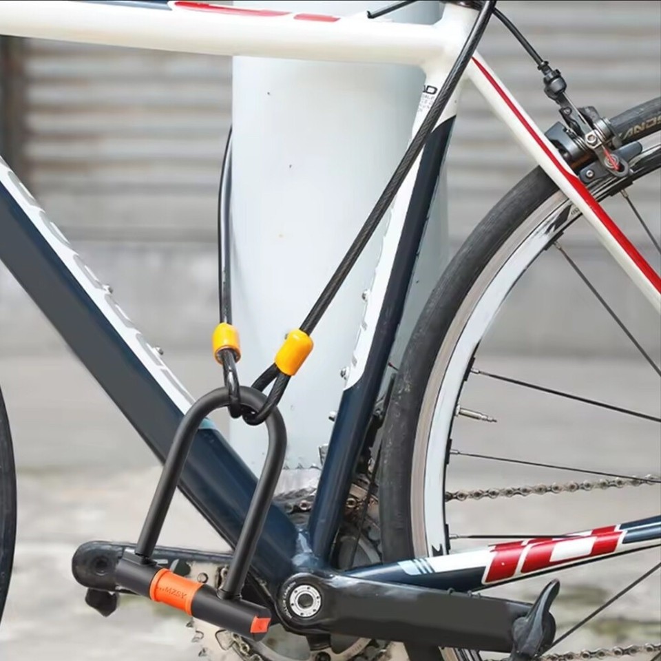 Dustproof Bicycle D Lock Anti-Theft Cycling Lock Bike Parking Supplies ...