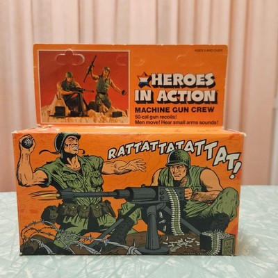 1974 Vintage Heroes in Action Machine Gun Crew Boxed Set Mattel ...