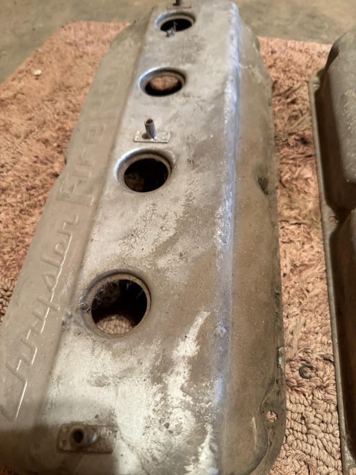 Vintage Chrysler FirePower Hemi Valve Covers Pair 331 354 392 Mopar ...