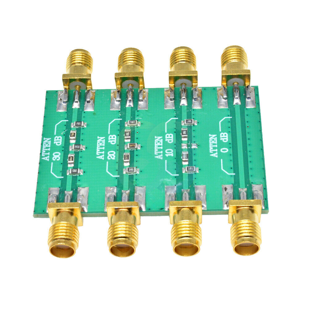 23dBm DC 4.0GHz RF Fixed Attenuator Module Board SMA Double Female Head ...