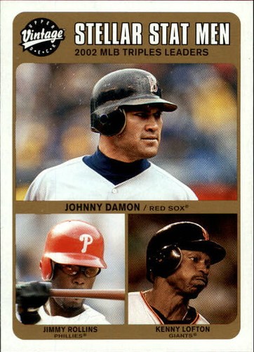 2003 Upper Deck Vintage #245 Damon/Rollins/Lofton - NM-MT | eBay