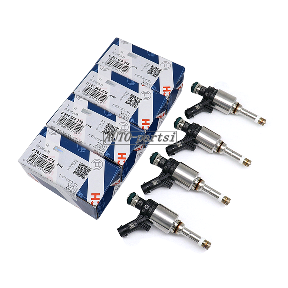 4x Fuel Injectors OEM Genuine Bosch For VW GTI Tiguan AUDI A3 A4 A5 Q5 ...