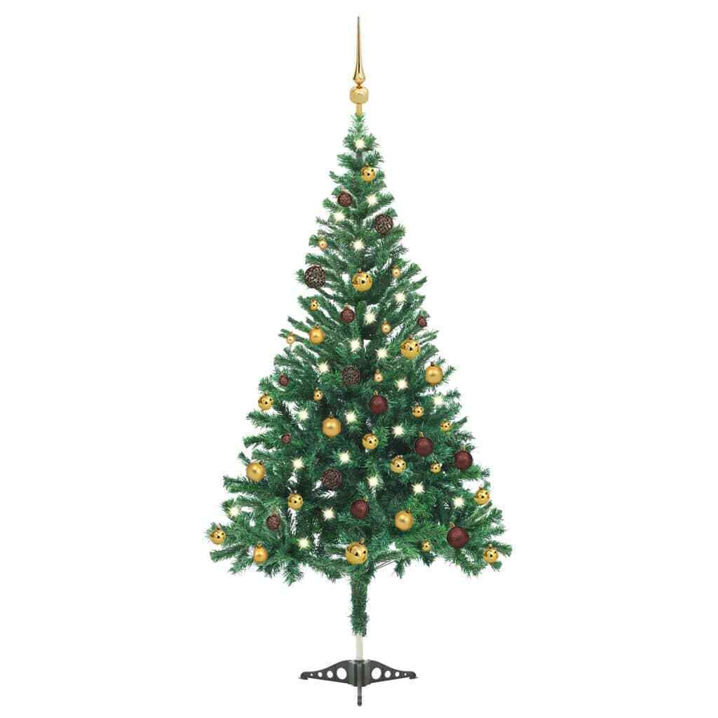 Shatchi 5ft Pre-Lit Artificial Christmas Tree - Snow White for sale ...