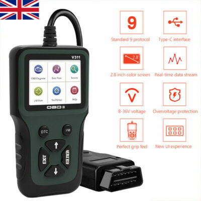 Mitsubishi Pajero Fault Code Reader OBD2 Car Diagnostic Scanner Reset ...