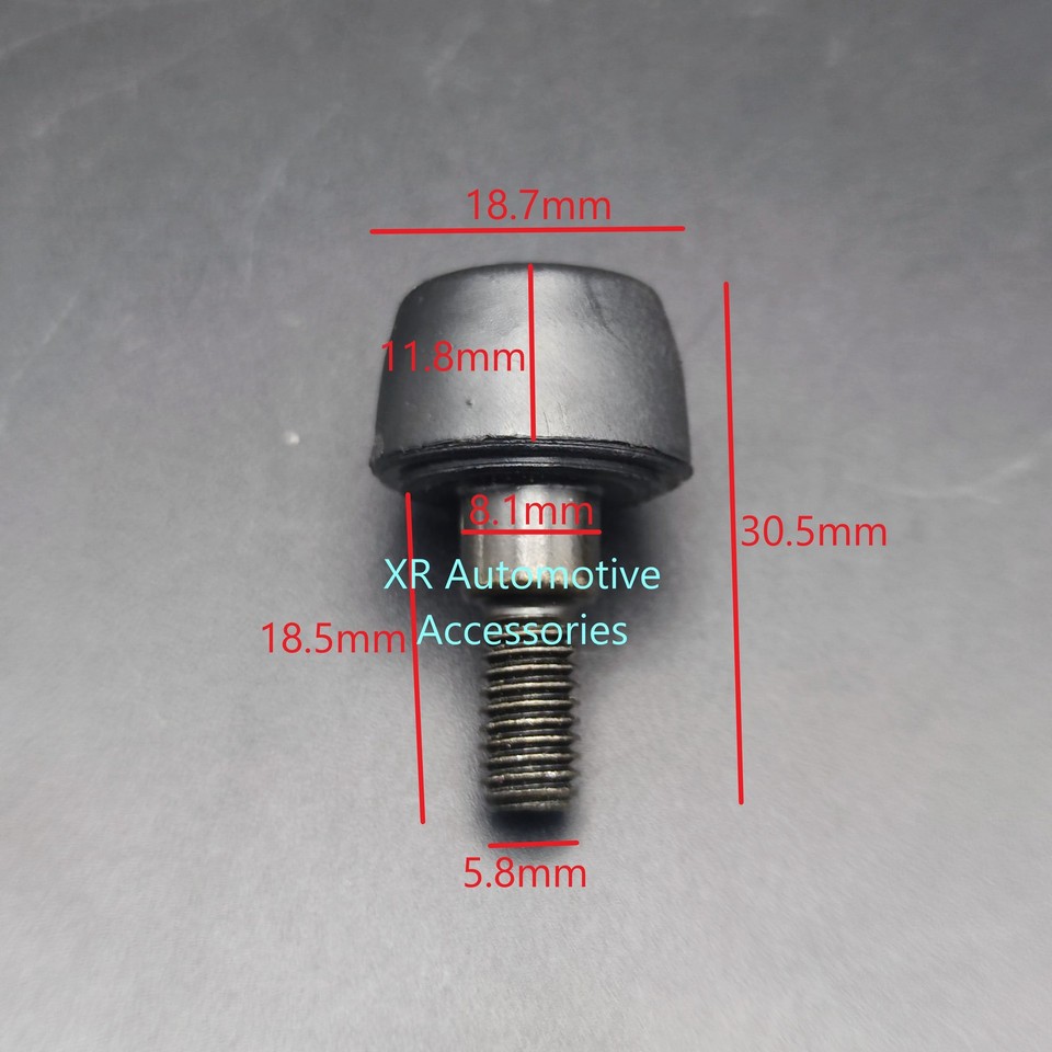 2 Pcs For Toyota Hood Bumper Grille Stop Screw Rubber Buffer Cap 53119 ...