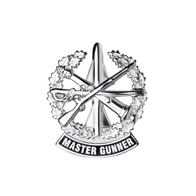 Army Identification Badge: Master Gunner Silver Mirror | eBay