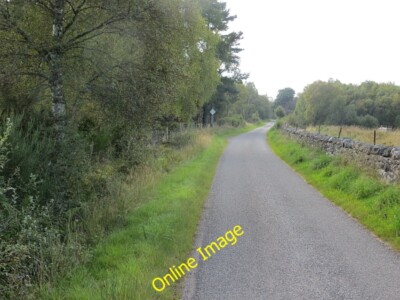 Photo 6x4 Minor road, Barevan Cawdor Road amongst the Cawdor woodlands ...