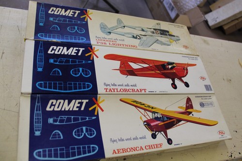 Comet, Large scale, Vintage Balsa Plane Kits X3 | eBay