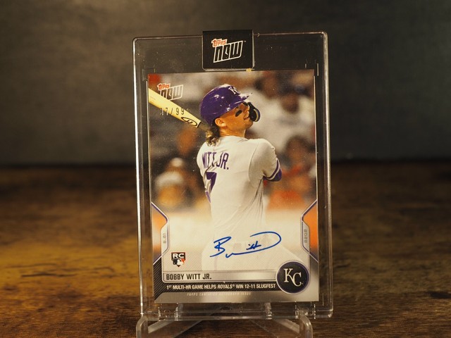 2022 Topps Now - Autographs #386A Bobby Witt Jr. /99 (AU, RC) for sale ...
