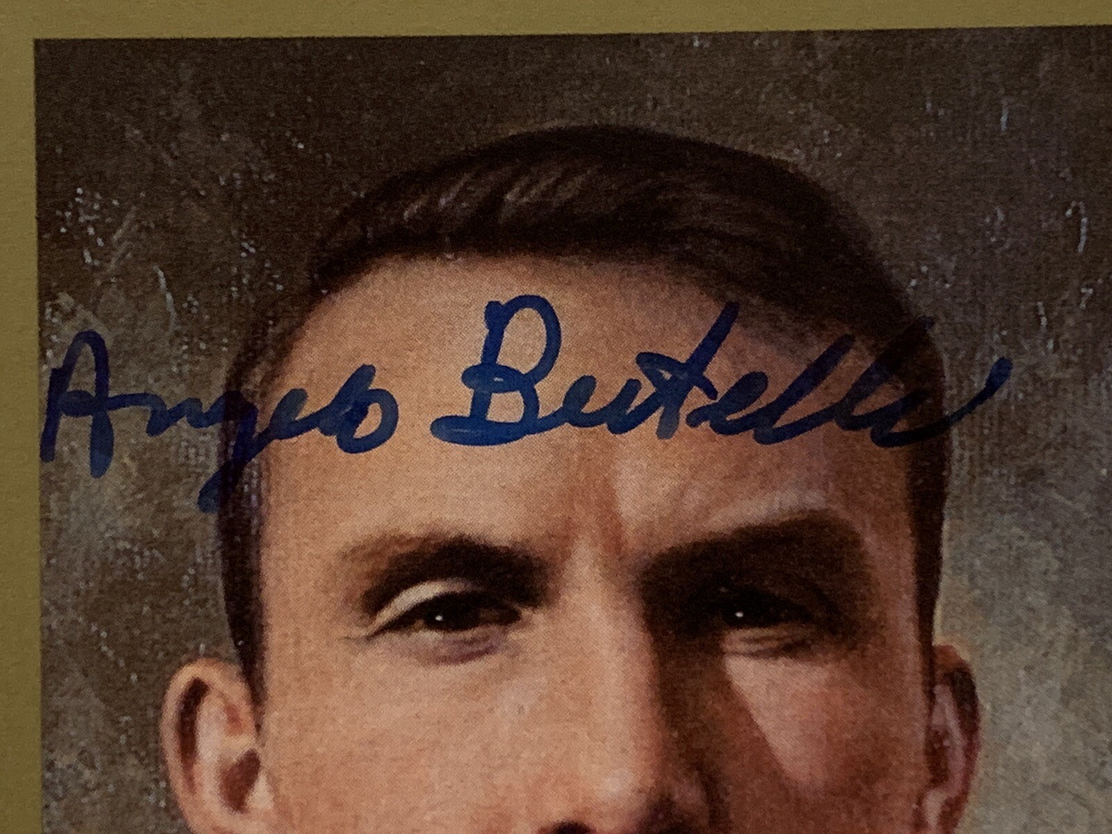 ANGELO BERTELLI Dec CF HOF Signed 1991 HEISMAN Collection N DAME ...