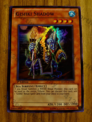 Yugioh 1st Ed holo HA05-EN036 "Gishki Shadow" NMint-Mint | eBay