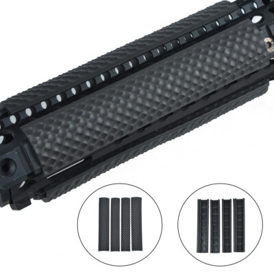 Picatinny Rail Protector Covers Soft Golf Surface 6.2" 4PCS Rail Rubber ...