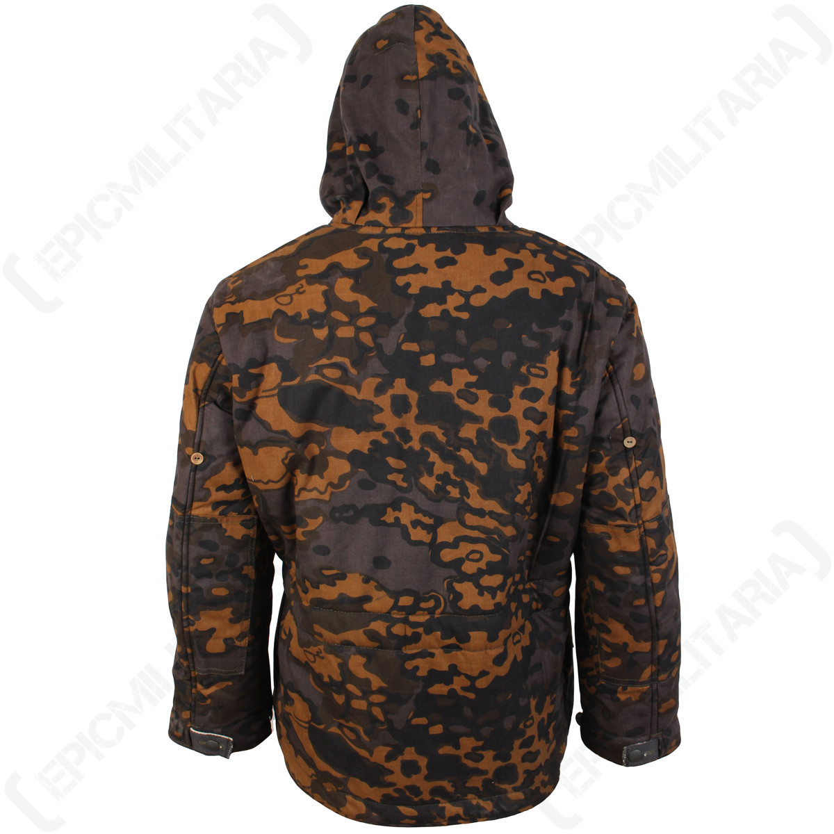 WW2 German Autumn Oakleaf Camo Parka - Repro Coat Jacket Army Soldier ...