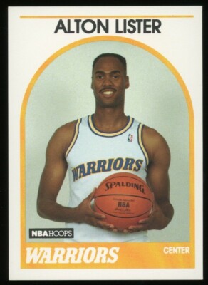 1989-90 NBA HOOPS Basketball Card #325 - ALTON LISTER 😎 Golden State ...