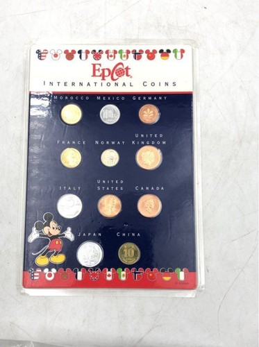Walt Disney Attractions World Epcot International Mickey Mouse Coins ...