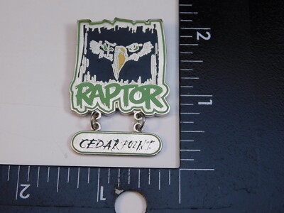 CEDAR POINT AMUSEMENT PARK ROLLER COASTER RAPTOR RIDE PIN | eBay