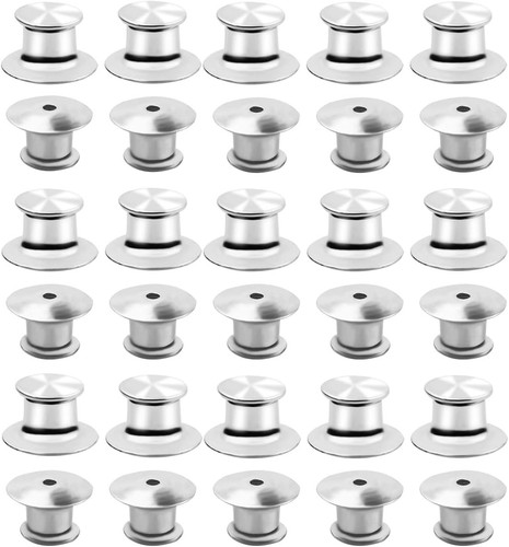 30 Pieces Metal Locking Pin Backs Locking Pin Keepers Locking Backs | eBay