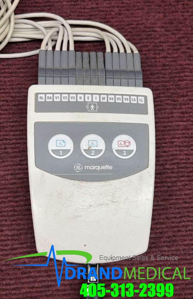 GE Marquette CAM 14 Acquisition Module MAC 5000 5500 HD ECG EKG leads ...