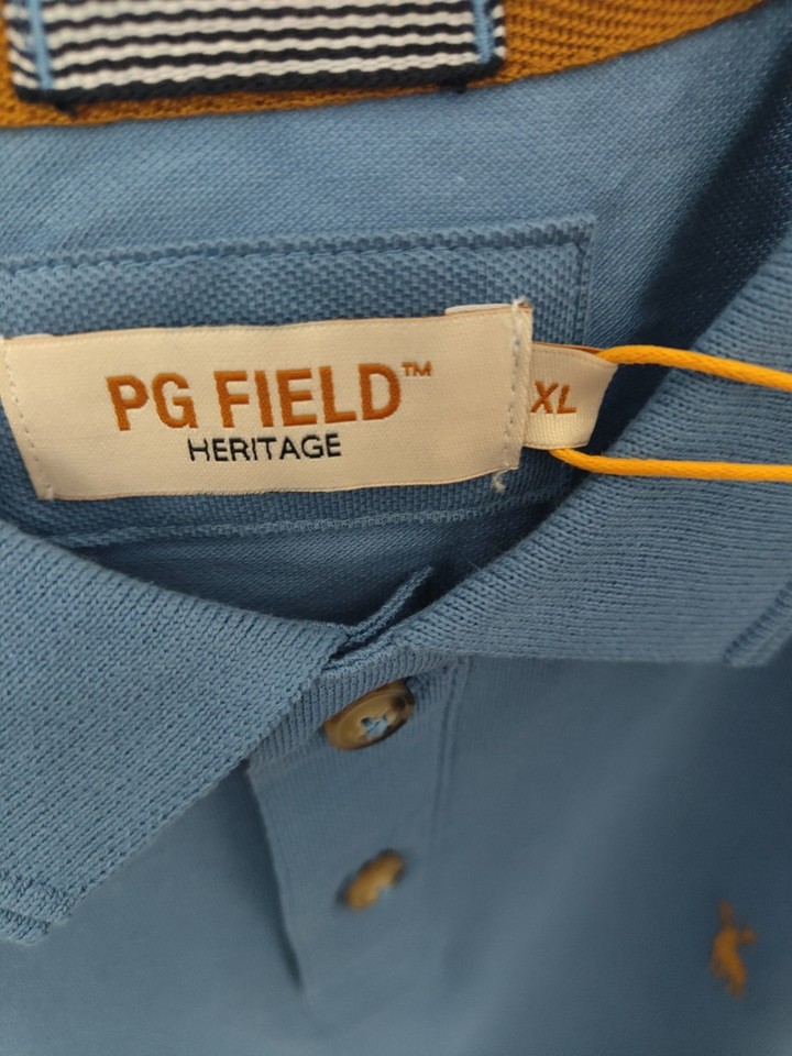 BNWT PG Field Blue Polo Shirt, UK Size XL, Brand New | eBay UK