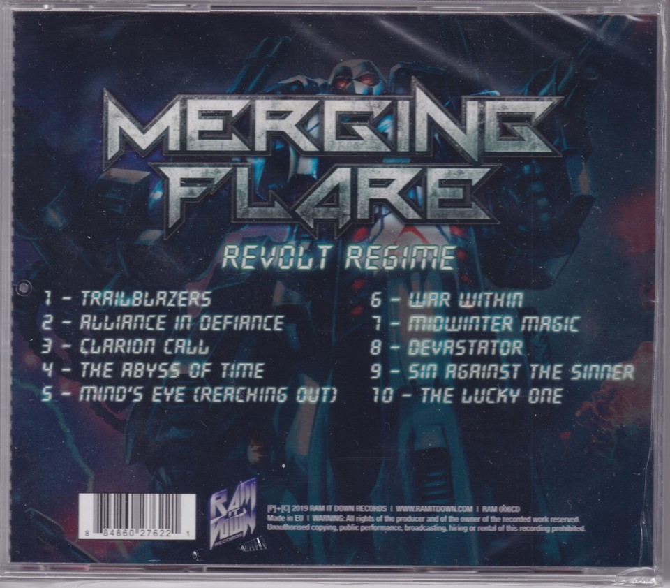 Merging Flare 2019 CD - Revolt Regime - Beast In Black/Gamma Ray/Edguy ...