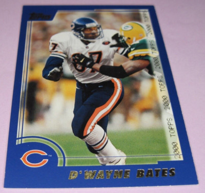D'WAYNE BATES CHICAGO BEARS 2000 TOPPS #138 | eBay