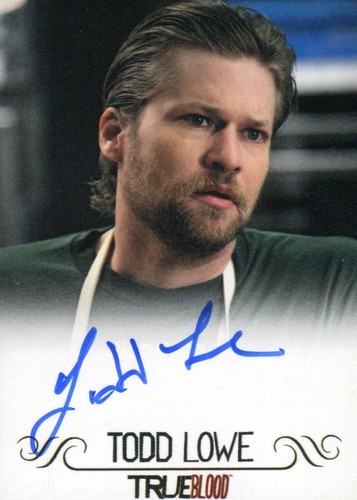 True Blood Archives Todd Lowe as Terry Bellefleur Autograph Card | eBay