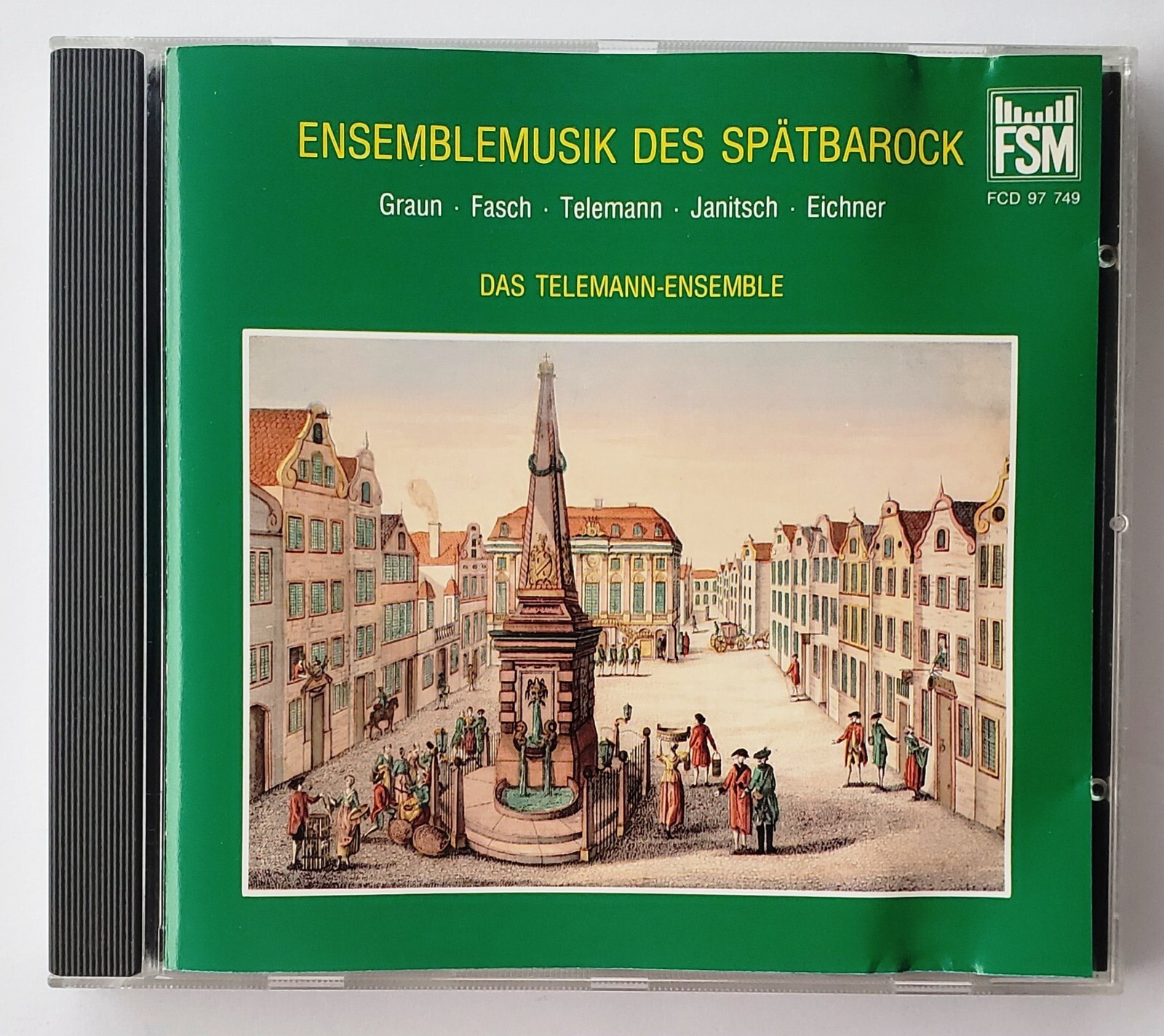 Rare German CD Late German Baroque Music Telemann Graun Fasch Janitsch ...