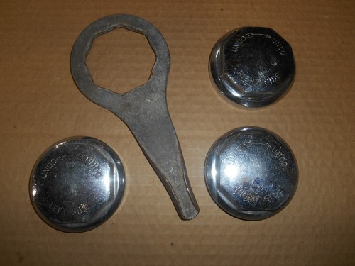 Triumph - Austin Healey wire wheel octagon knock off nuts and wrench | eBay