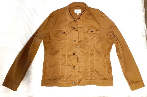 Goodfellow & Co Men's XXL Tall TAN Long Sleeve Denim Trucker Jacket | eBay