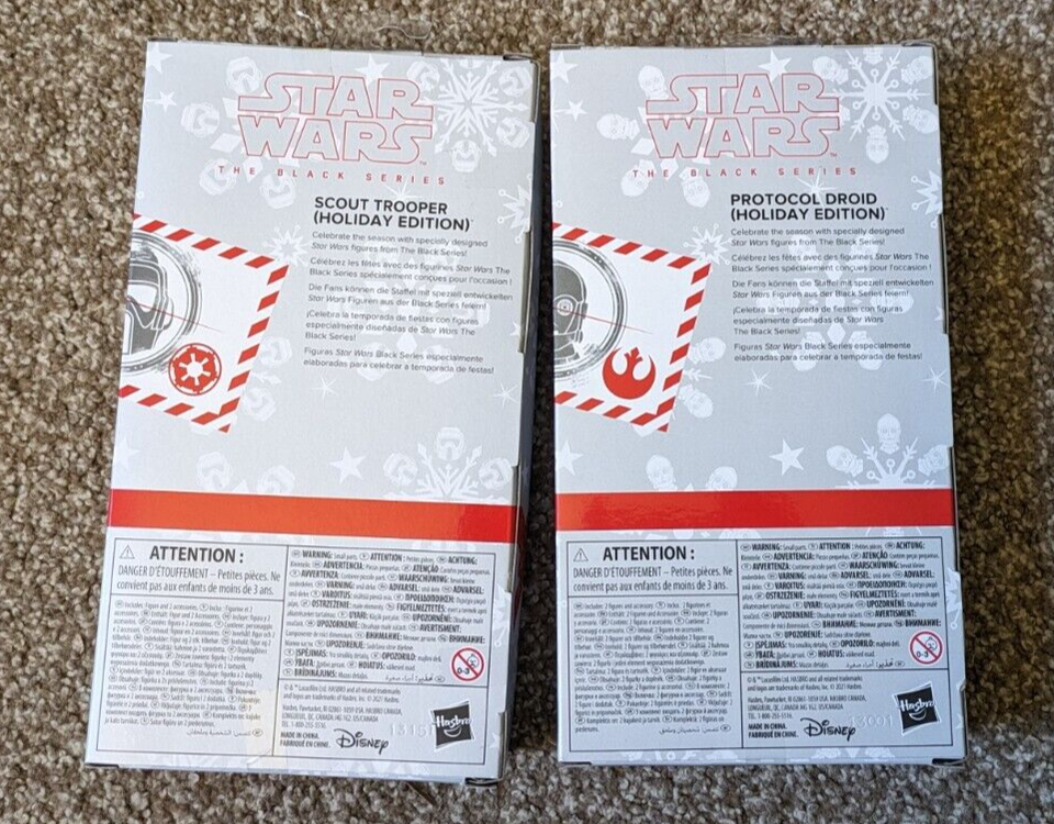 Star Wars Christmas Holiday Figure C3P0 Protocol droid Scout Trooper ...