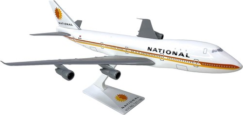 Flight Miniatures National Airlines Boeing 747-100 Desk Top 1/250 Model ...