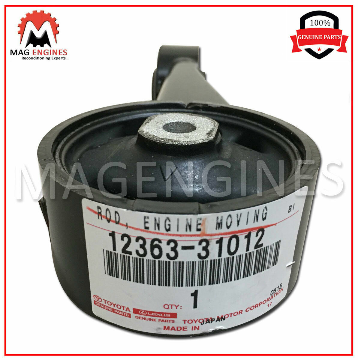 12363-31012 GENUINE OEM ROD, ENGINE MOVING CONTROL 1236331012 | eBay