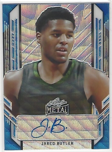 JARED BUTLER RC Autograph 2021-22 Leaf Metal Rookie Auto 30/30 Baylor ...