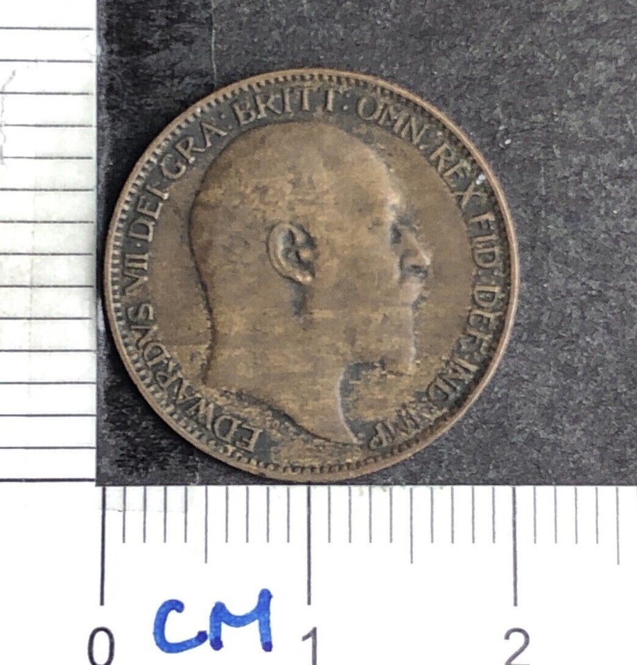 Great Britain Farthing, 1909, Victoria DG Britt Reg FD Foreign Coin | eBay