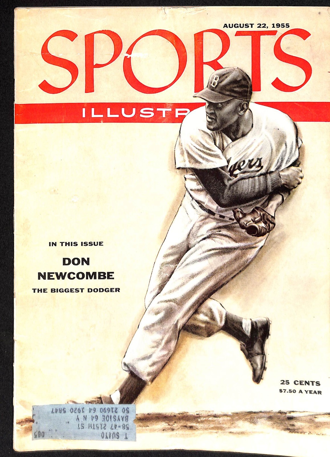 Don Newcombe 1955 Sports Illustrated 8/22 Dodgers | eBay