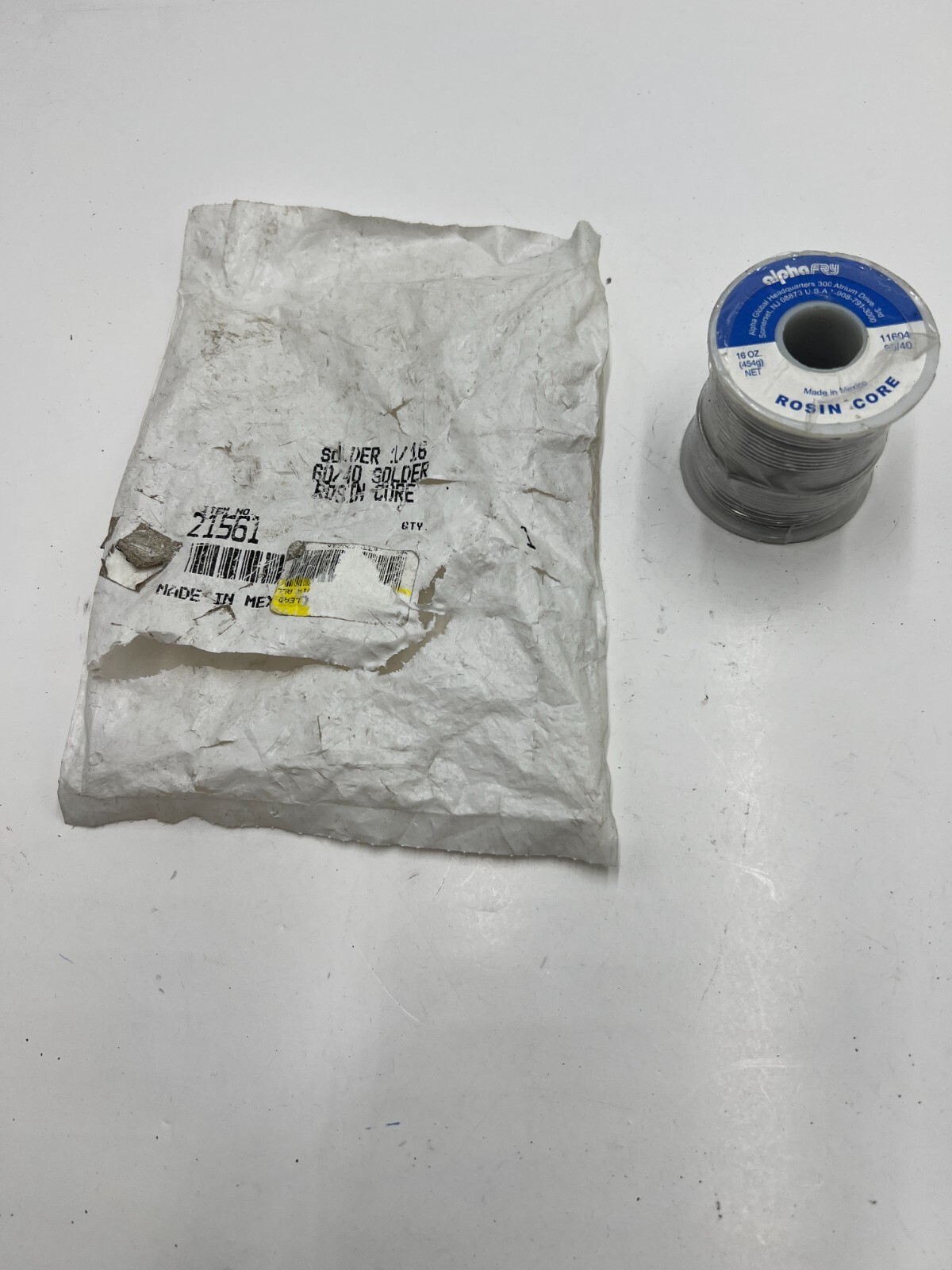 Alpha Fry 11604 Rosin Core Solder Wire 0.062 in. 60/40 16oz Mexico | eBay