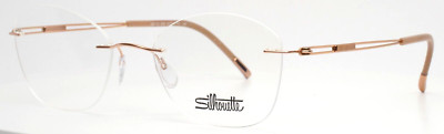 SILHOUETTE 5521 EU 3530 Rose All Day Womens Eyeglasses 53-19-140 B:41.3 ...