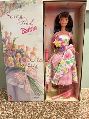 1996 Avon Special Edition Spring Petals Barbie Second in Series 16872 ...