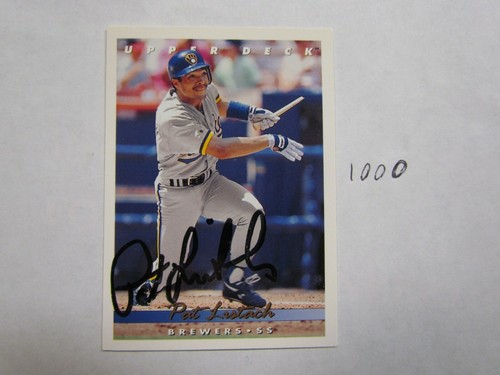 1992 Upper Deck Pat Listach Autographed Signed Baseball Card | eBay
