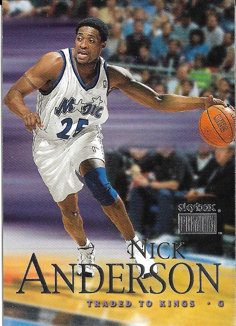 1999-2000 Skybox Premium Nick Anderson 2 Orlando Magic Basketball Card ...