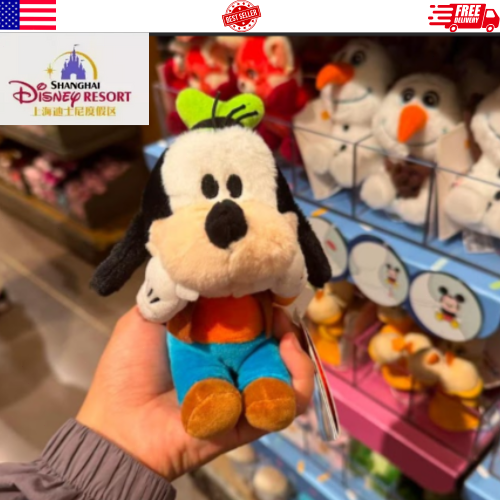 Authentic 2024 New Shanghai Disney Goofy Shoulder Pal Magnet Plush toy ...
