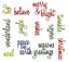 Sizzix Thinlits Holiday Words: Script 17-die set #660058 Retail $22.99 Tim Holtz | eBay