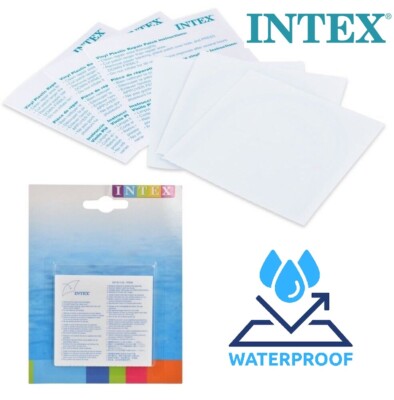INTEX Inflatable Paddling Pool Repair Kit Patches Hot Tub Pool Swimming ...